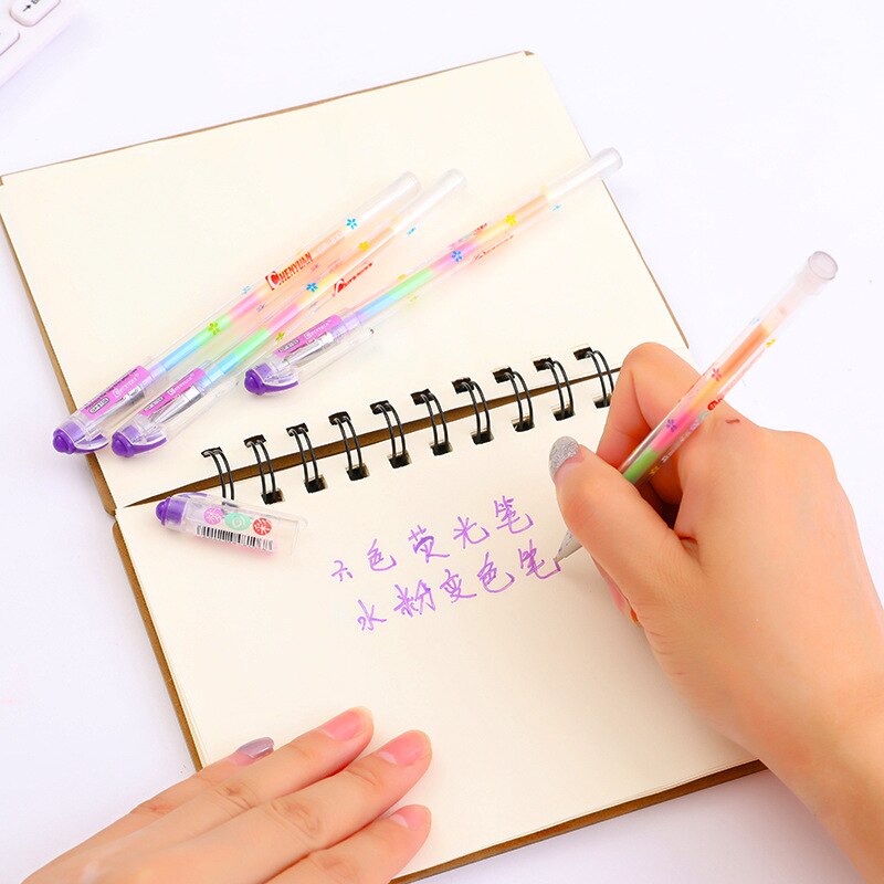Color Change Pen Black Paper Fluorescent Paint Pen... – Grandado
