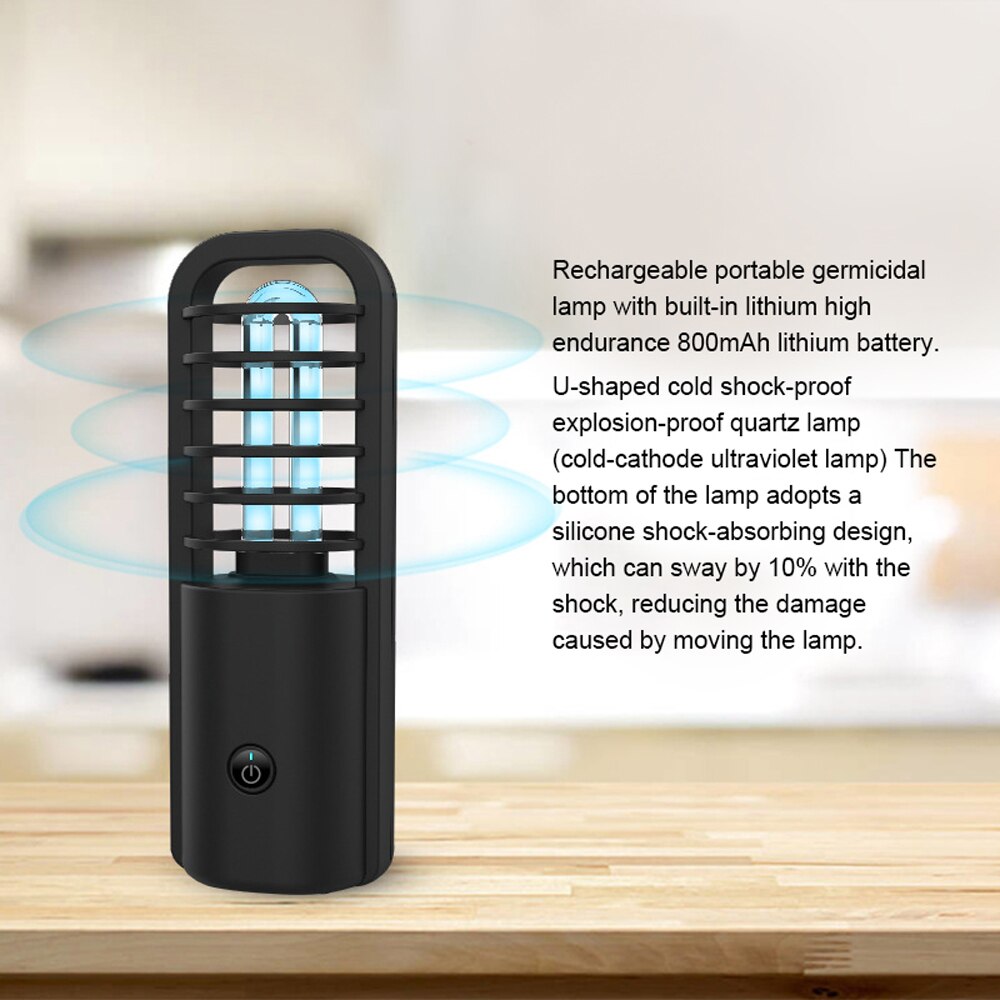 Portable UV Sterilizing Lamp USB Sterilizer Light ... – Grandado