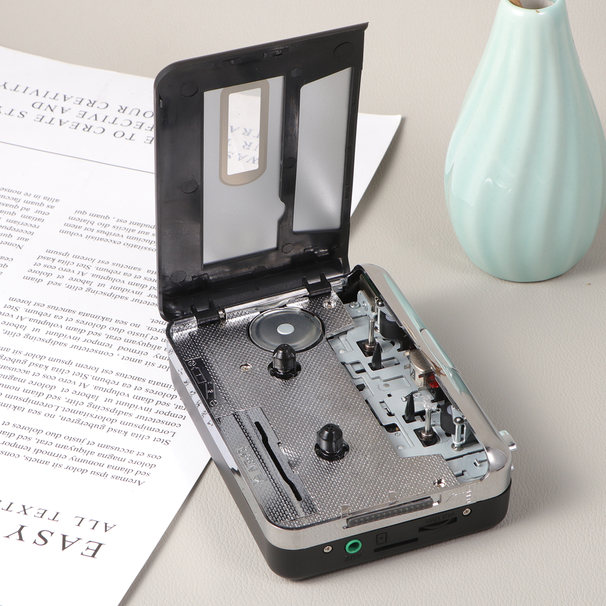 USB Cassette Player Cassette to MP3 Converter Capt... – Grandado