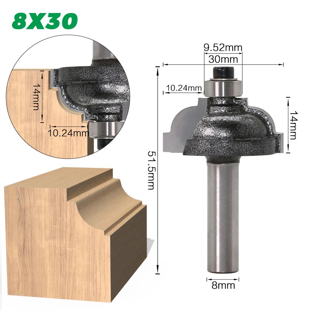 1pcs 8mm Schacht hout router bit Rechte frees trim... – Grandado