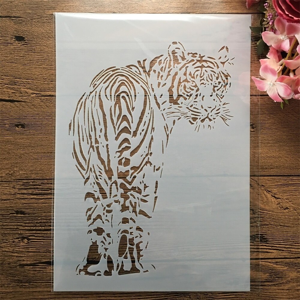 A4 29cm Cute Dogs Words Paw DIY Layering Stencils ... – Vicedeal
