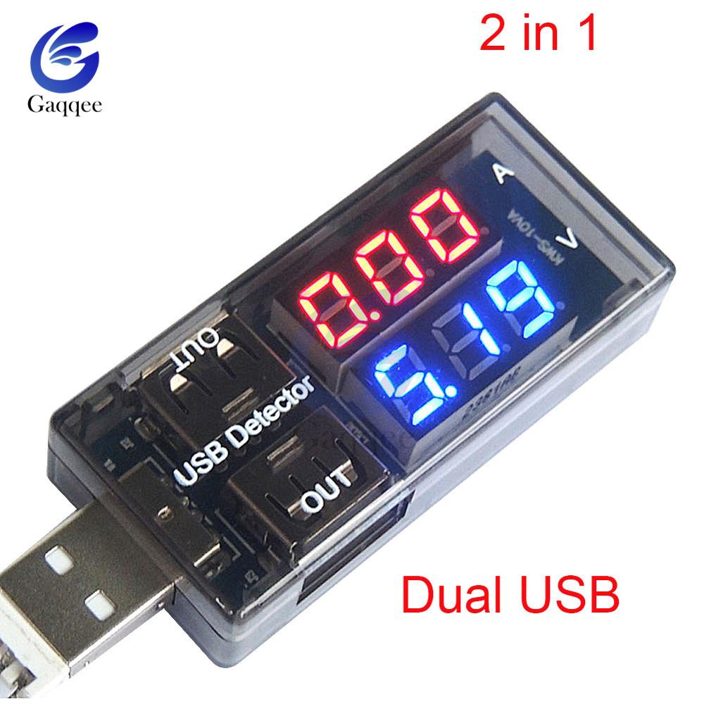 LED Digital Dual USB Port Current Voltage Charging... – Grandado