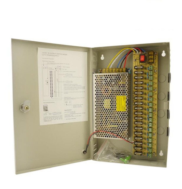 18CH Channel Port Distributed Power Supply Box Swi... – Grandado