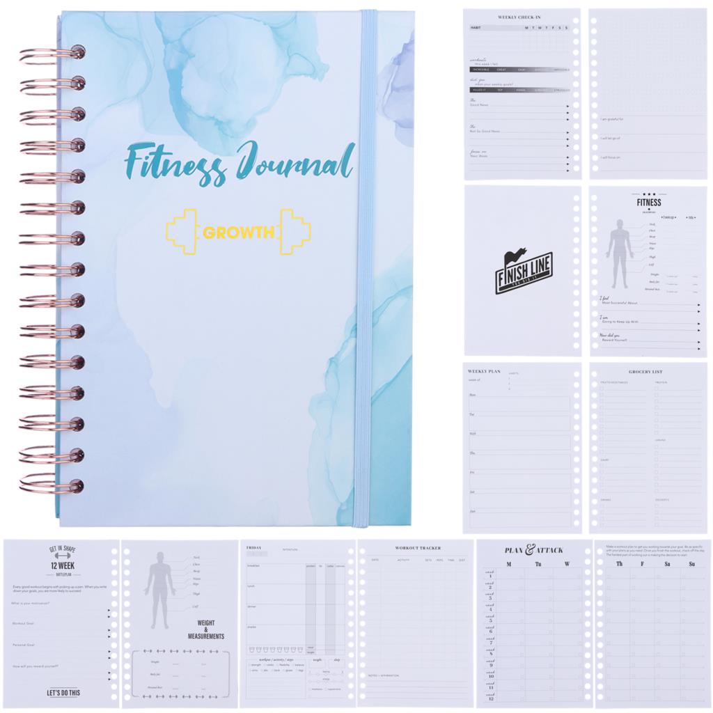 Fitness Journal Workout Planners with Diet &am... – Grandado