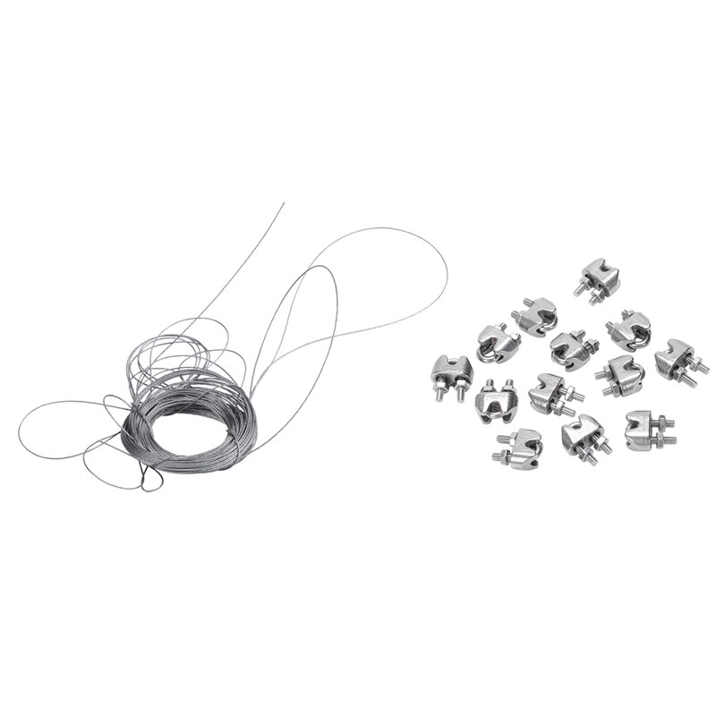 12Pcs 2mm 1/16 Inch Stainless Steel Wire Rope Cabl... – Vicedeal