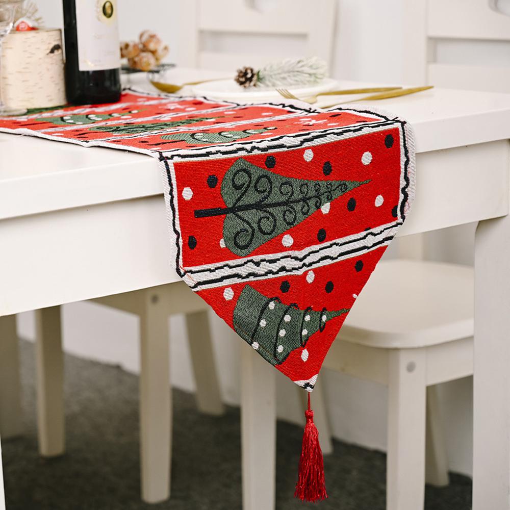 Christmas Table Runner Snowflake Christmas Table D... – Vicedeal