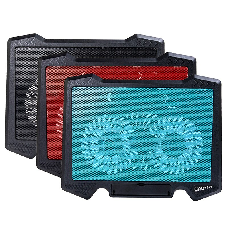 Laptop Cooler 2 USB Ports and Two Cooling Fan LED ... – Grandado
