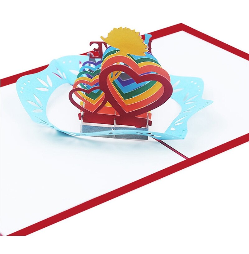 3D Cards for Mothers Day Card I Love Mom Flowers B... – Grandado