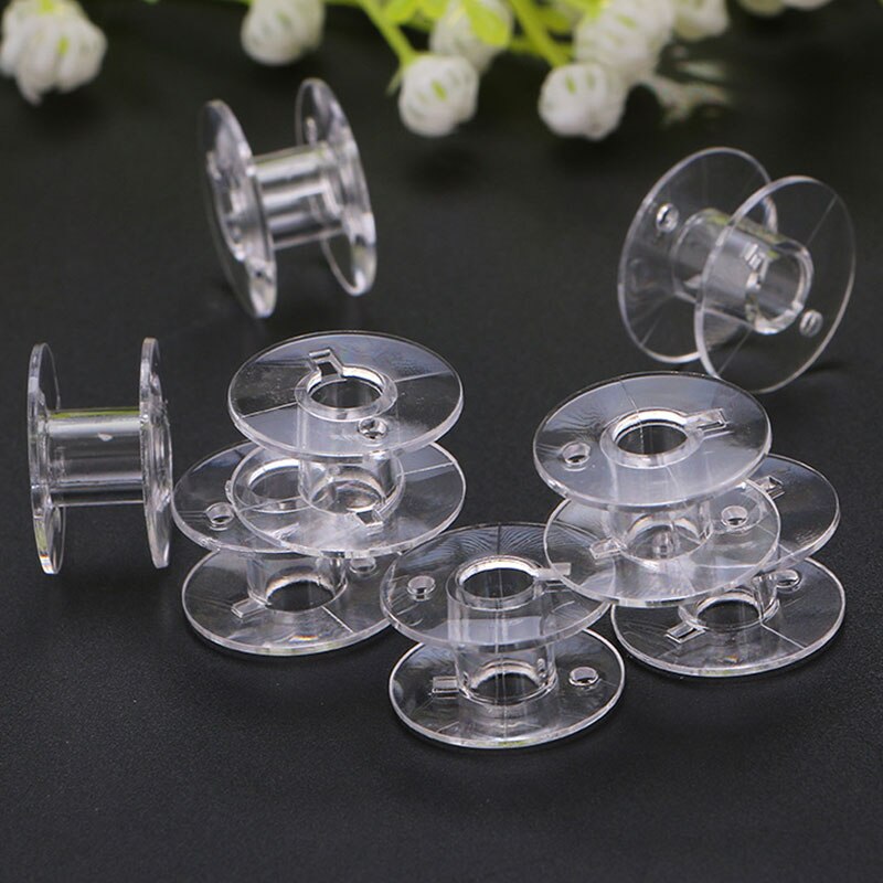 10pcs/Lot Clear Empty Bobbin Plastic Empty Sewing ... – Grandado