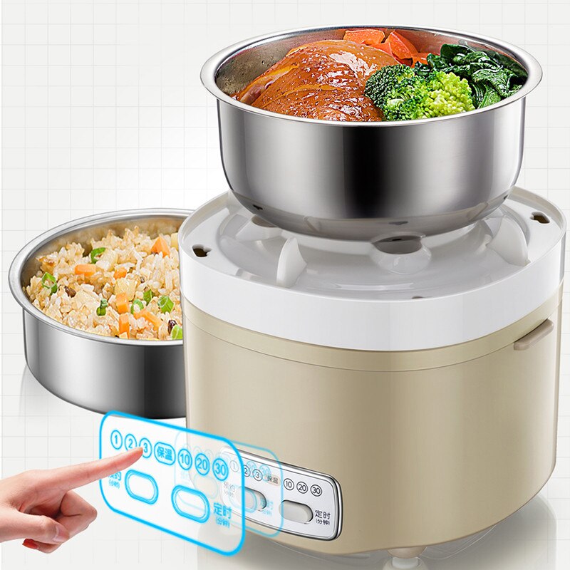 Multi Function Office Mini Cooker 270W 1.5 L Doubl... – Grandado