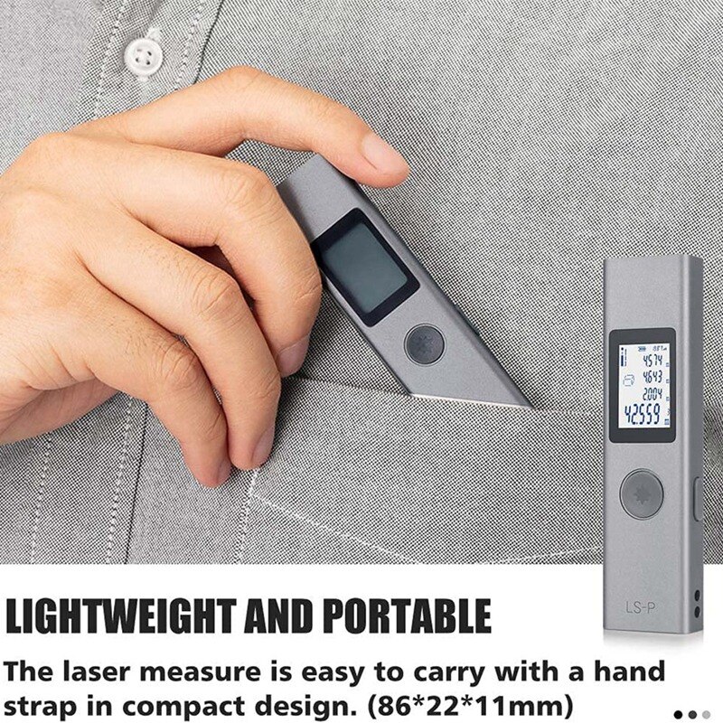 Afstand Meter, Meten Tool 131ft/40M Gebied Volume ... – Grandado