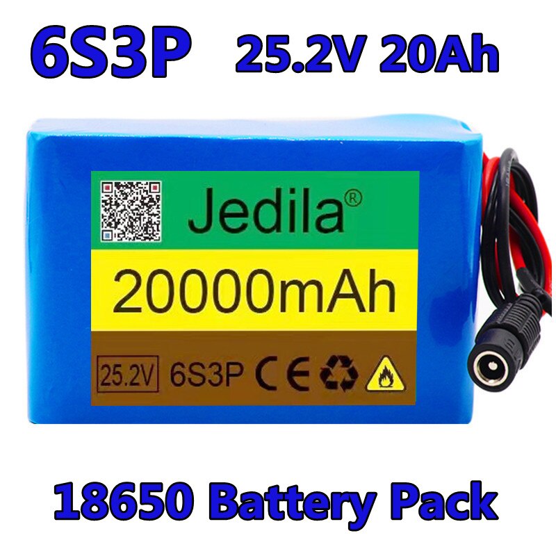 100% 24V 20Ah 6S3P 18650 battery lithium battery 2... – Vicedeal