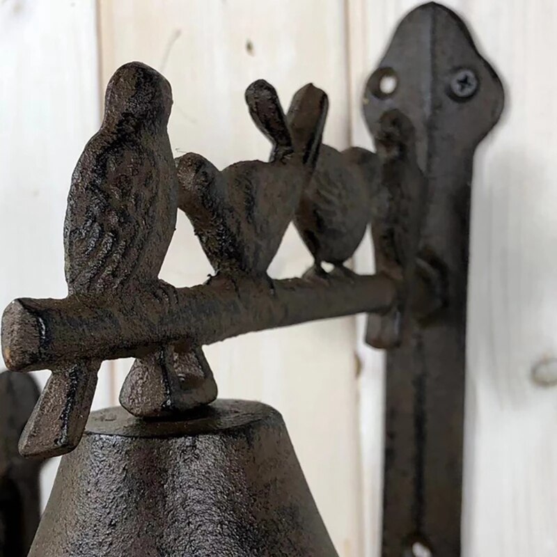 Vintage Cast Iron Wall Mounted Doorbell European C... – Grandado