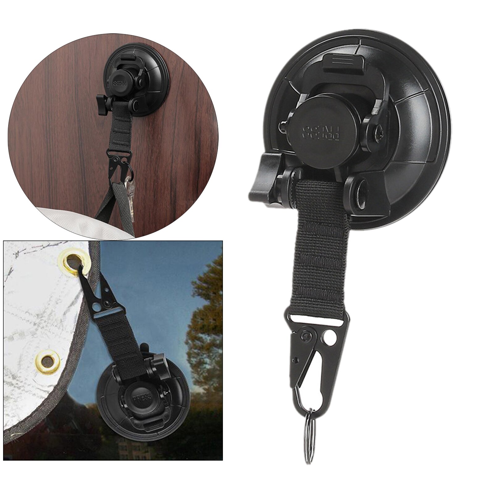 Strong Suction Cup Tie Down Anchor with Securing H... – Grandado