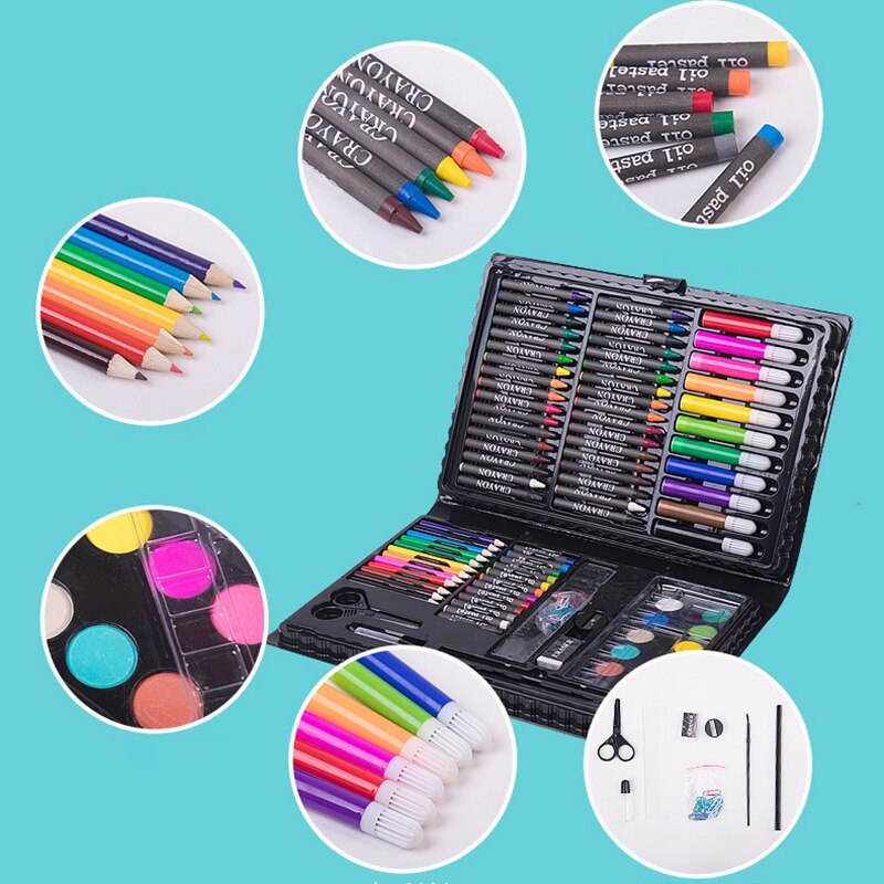 108Pcs Art Drawing Kit Kids Painting Set Pencils C... – Vicedeal
