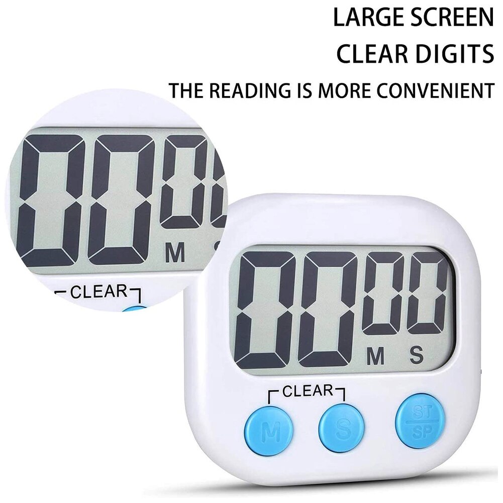 2PCS Digital Timer Kitchen Timer Magnetic Countdow... – Vicedeal