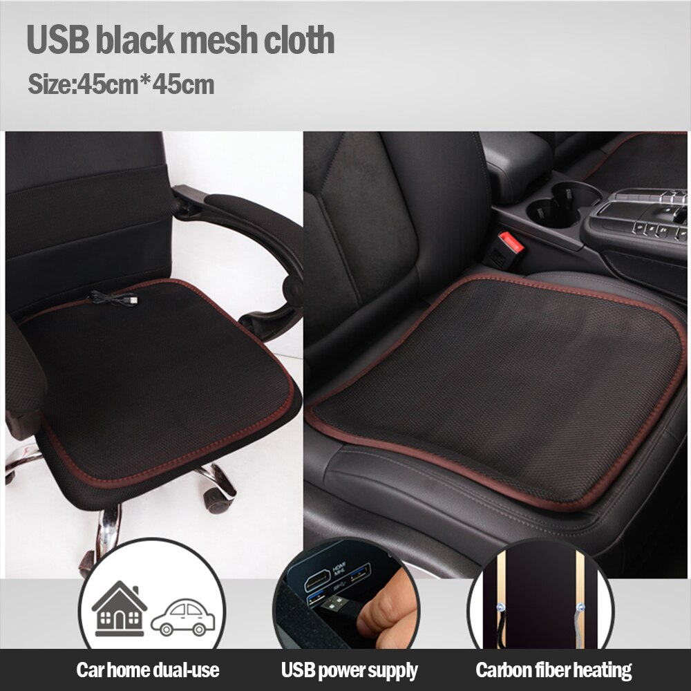 Heated car seat cover The cloak on the car seat Se... – Grandado