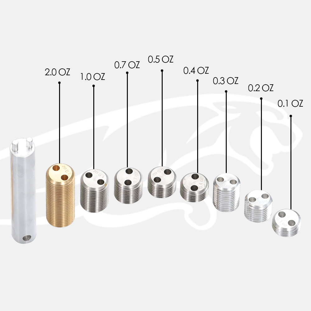 PREDATOR Pool Cue Weight Bolt 8 pieces Weight Bolt... – Grandado
