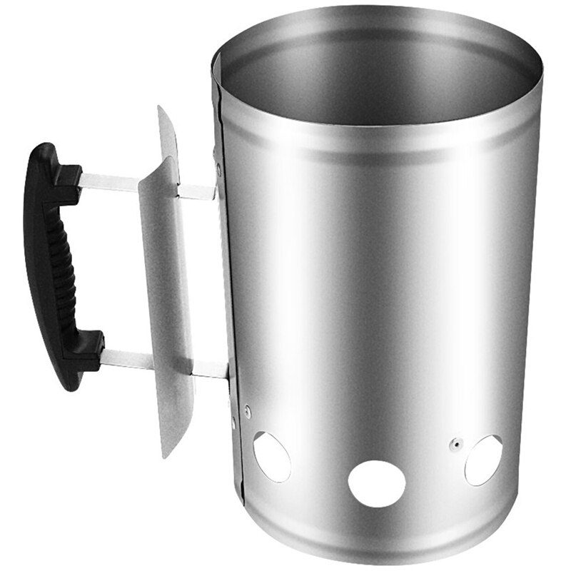 Grill Barbecue Bbq Galvanized Steel Chimney Lighte... – Vicedeal