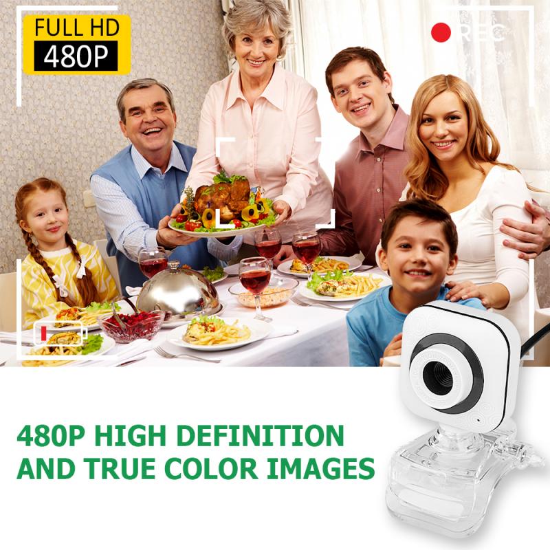 480P HD Image Camera Webcam Web Cam With Sound Abs... – Grandado