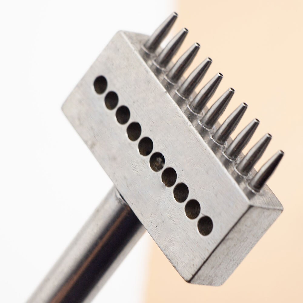 Round Row Punch stitched leather tools punching po... – Vicedeal