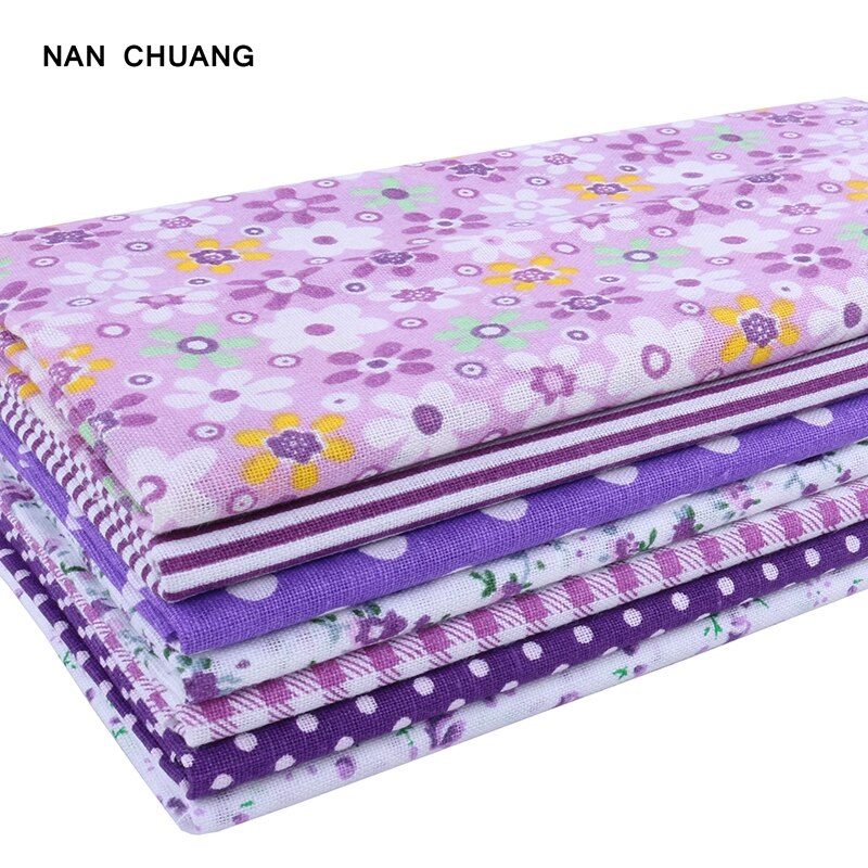 Nanchuang Purple Thin Cotton Fabric Patchwork For ... – Grandado