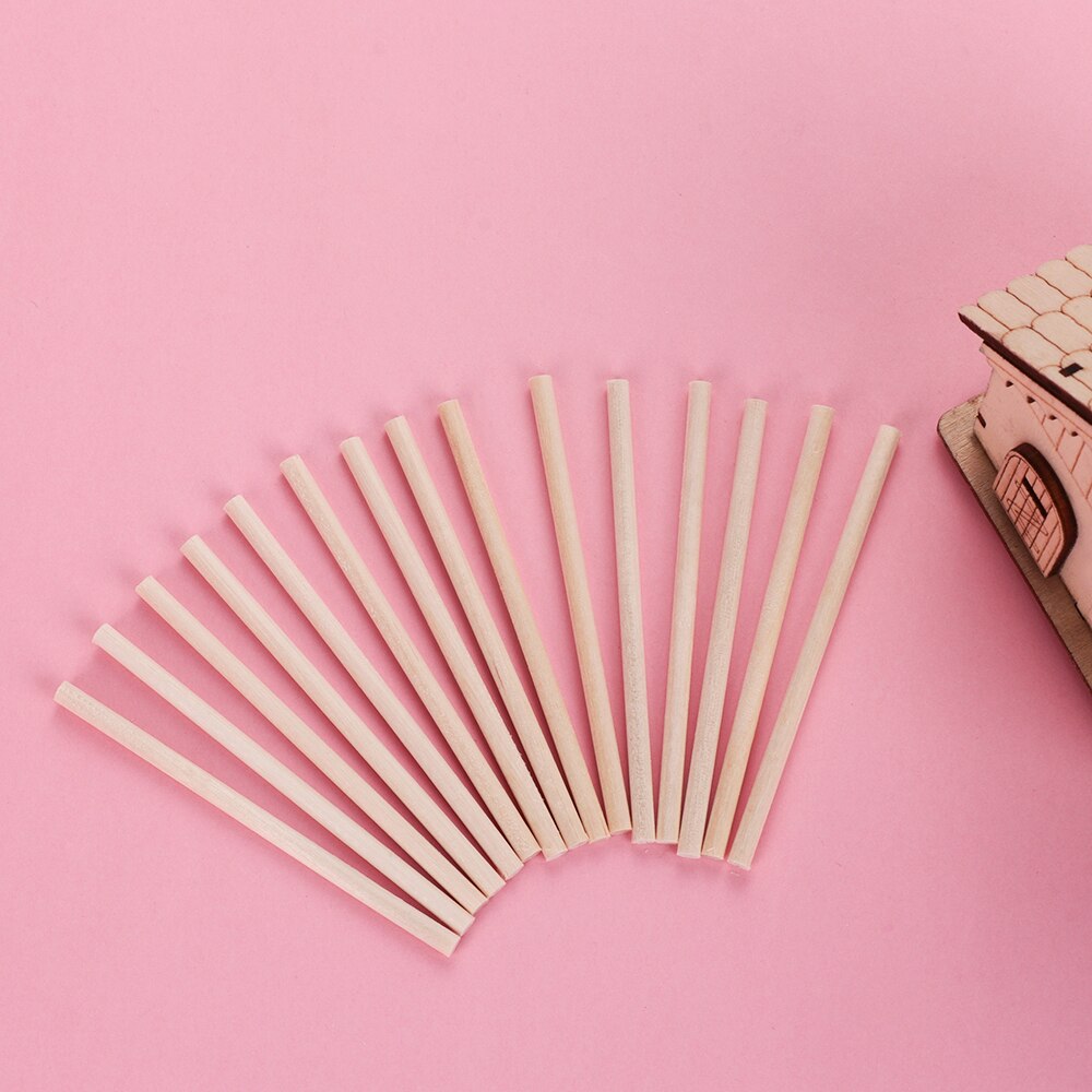 10/50PCS Pine Round Wooden Rods counting Sticks Ed... – Grandado