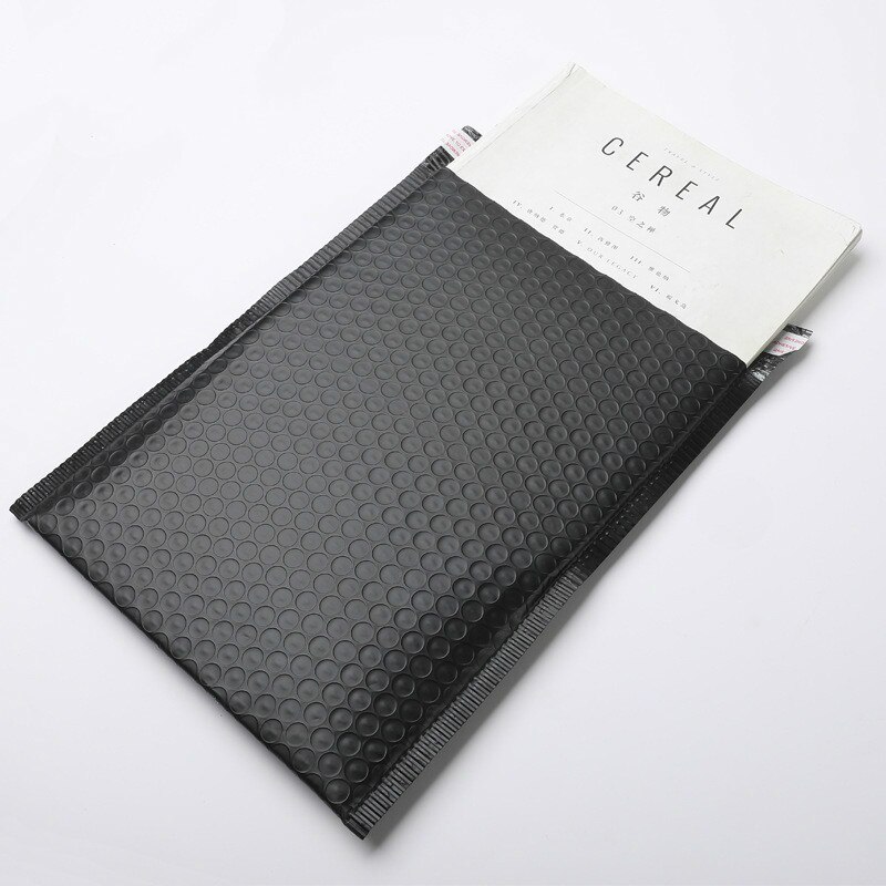 Zwarte Poly Bubble Mailer Gewatteerde Envelop Self... – Vicedeal