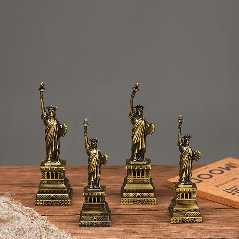 2 Colors Metal Statue of Liberty Model Decoration ... – Grandado