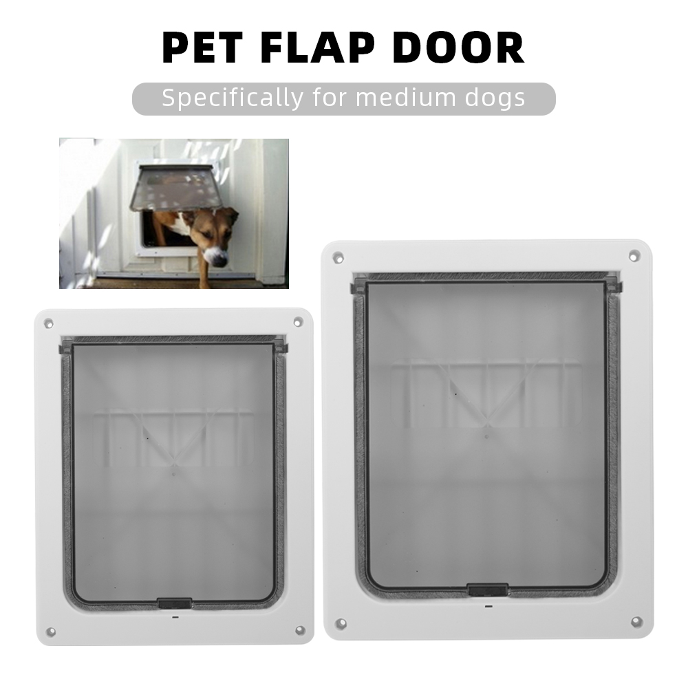 Dog Door Safety Pet Flap Door Automatic Magnetic L... – Vicedeal