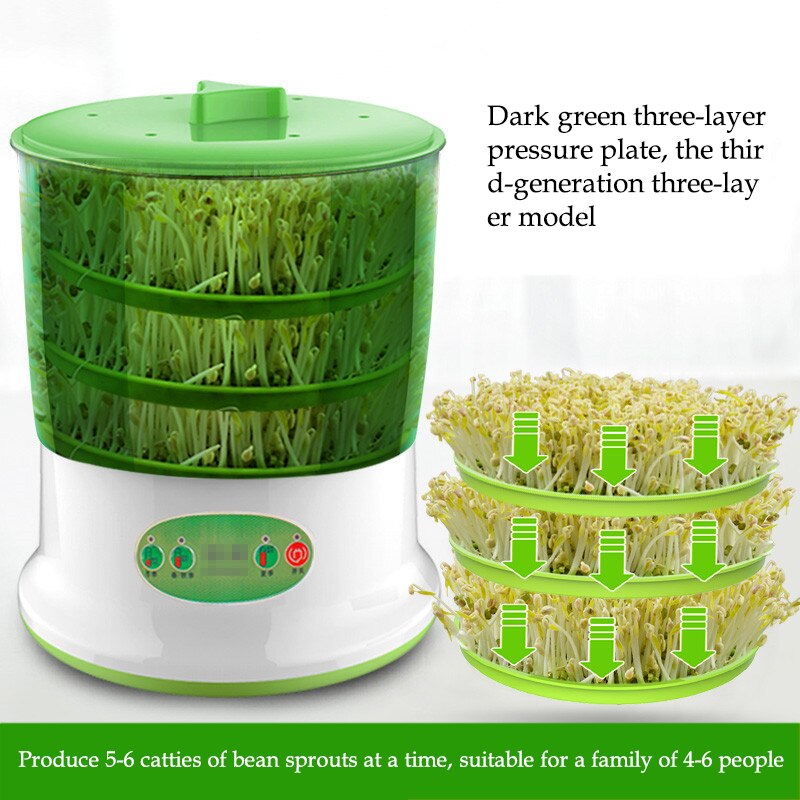 Bean Sprout Maker Thermostat Green Vegetable Seedl... – Grandado