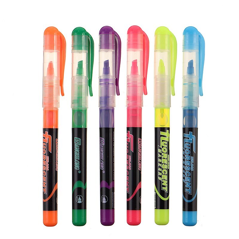 6Pcs Neon Colours Liquid Chalk Marker Highlighter ... – Grandado