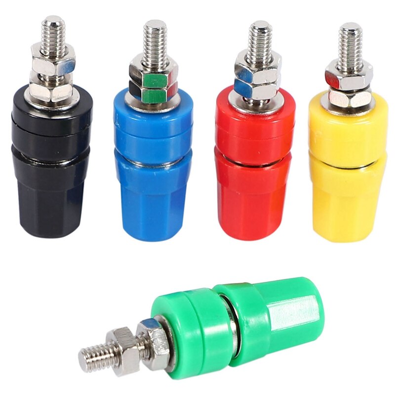 5Pcs M4X36 Pure Copper Terminal 4Mm Banana Jack So... – Grandado