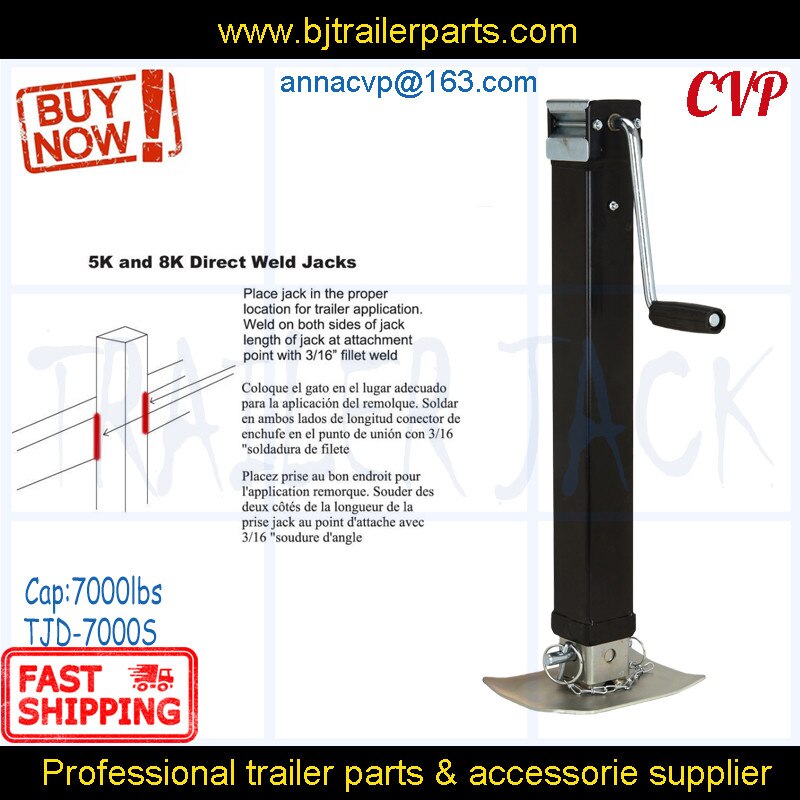 SQUARE DIRECT WELD JACK WITH FOOTPLATE HEAVY DUTY ... – Vicedeal