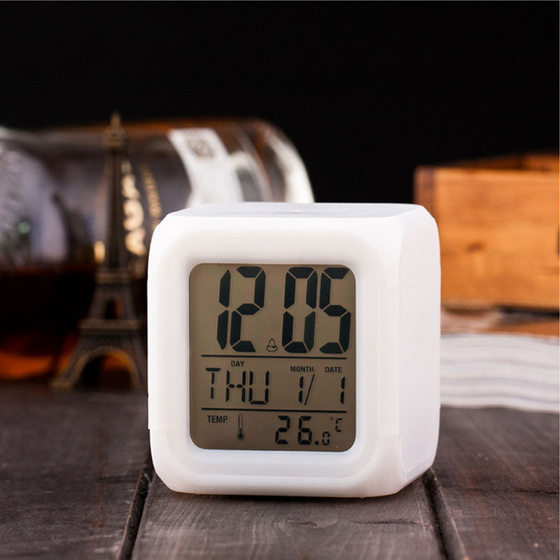 Multifunction 7 Color Change LED Digital Alarm Clo... – Vicedeal