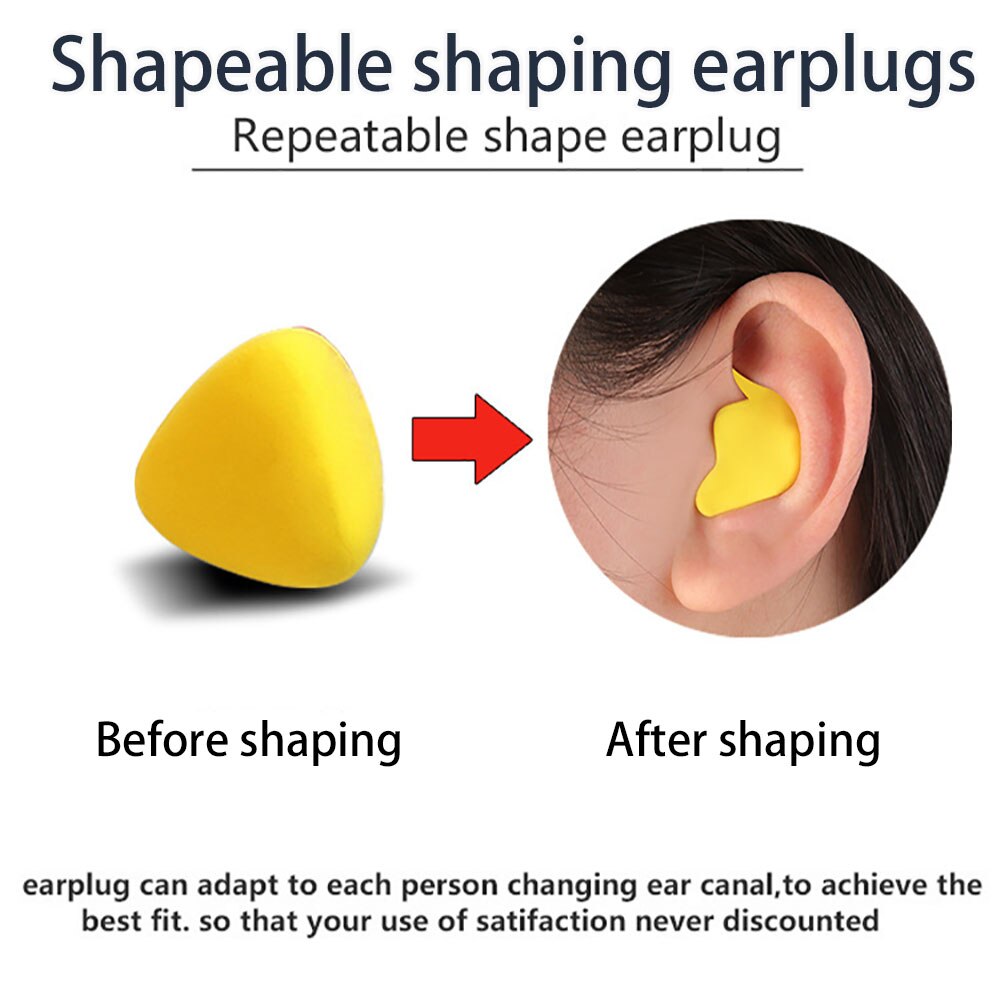 Silicone Earplugs Sleeping Sound Insulation Hearin... – Vicedeal
