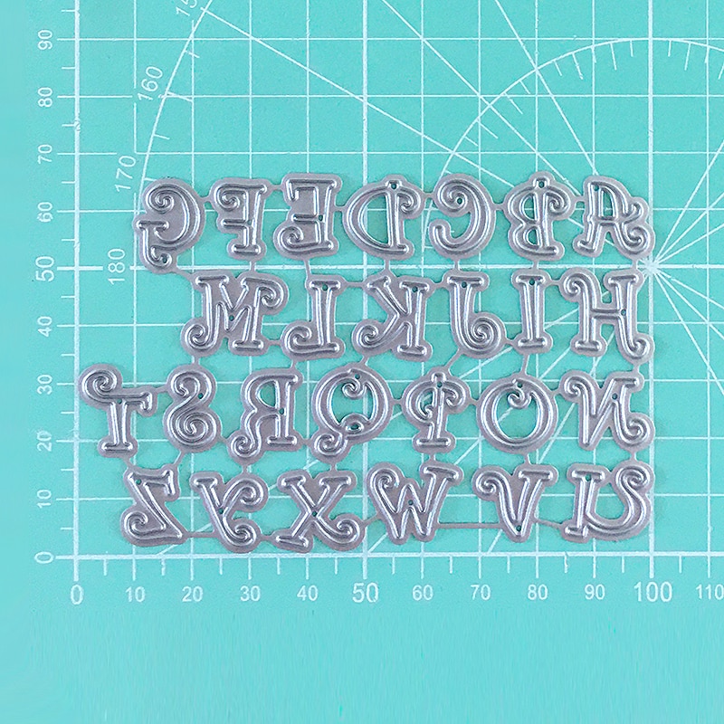 Cute Alphabet Character Craft Metal Cutting Frame ... – Vicedeal