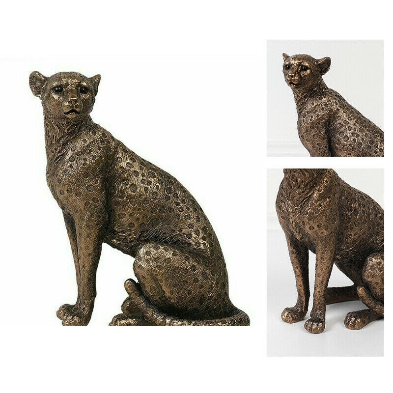 Nordic Vintage Chic Leopard Sculpture Modern Resin... – Vicedeal