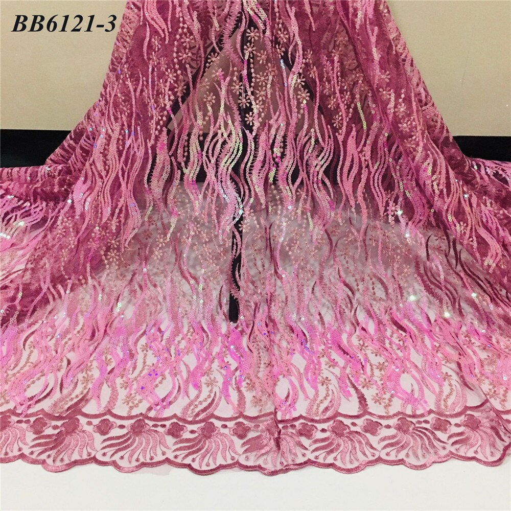 Pink transparent mesh embroidery sequins are 5 yar... – Vicedeal