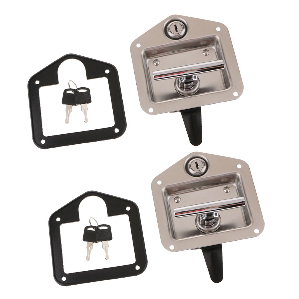 2Pack Toolbox Lock Stainless Door Trailer RV Latch... – Vicedeal