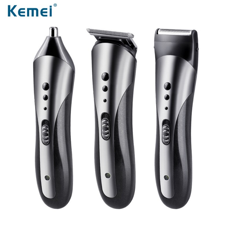 Hair Trimmer 3 In1 Rechargeable Electric Razor Bea... – Grandado
