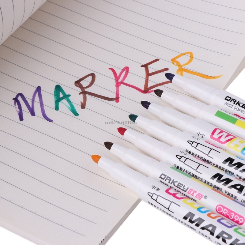 12 Colors Whiteboard Marker Non Toxic Dry Erase Ma... – Grandado