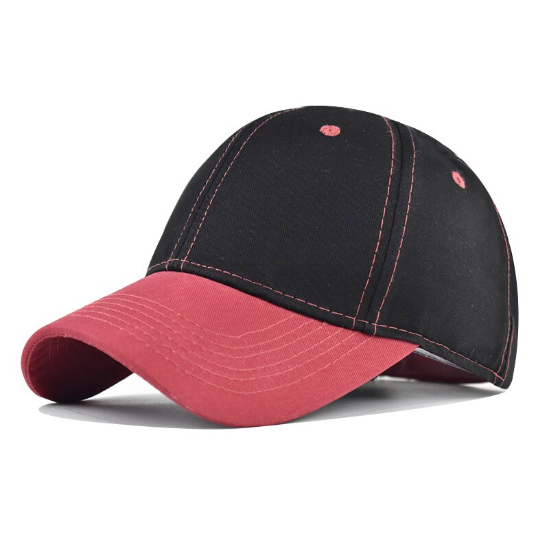 De Patchwork Kleur Lijn Baseball Cap Effen Kleur T... – Grandado De Patchwork Kleur Lijn Baseball Cap Effen Kleur T... – Grandado