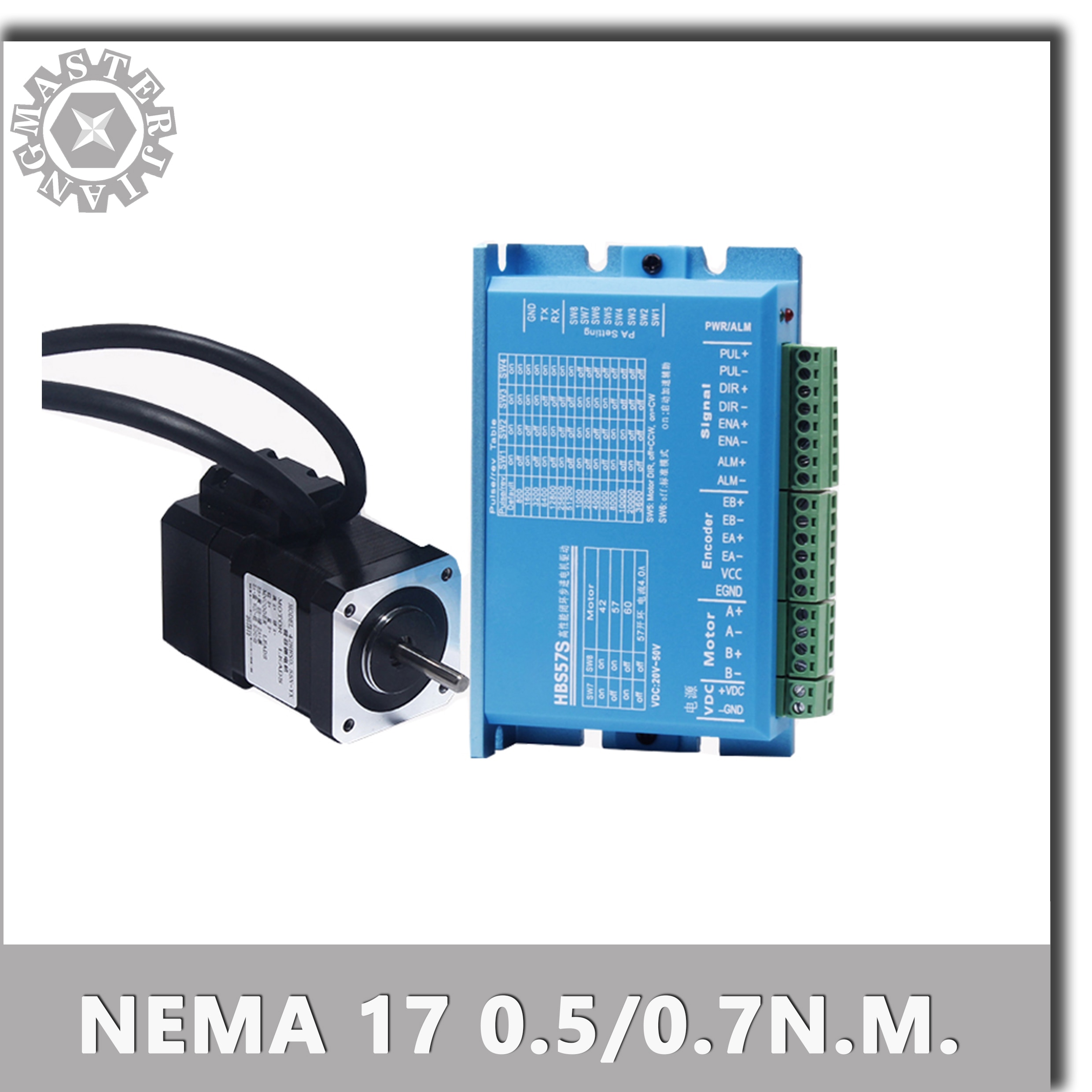 HBS57(S) stappenmotor Driver Nema17 42Hybrid Close... – Vicedeal