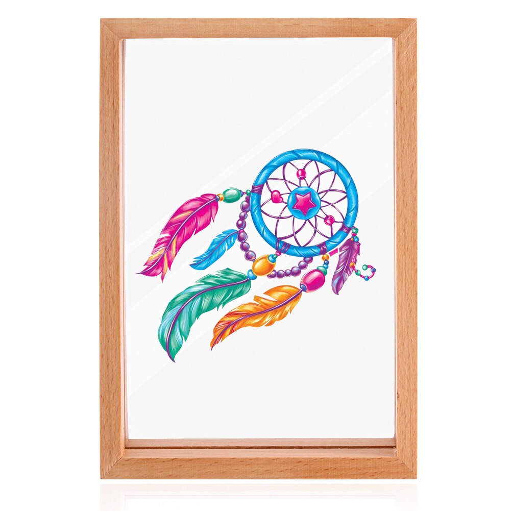 Colorful Bohemian Dream Net Pattern Painting Frame... – Vicedeal