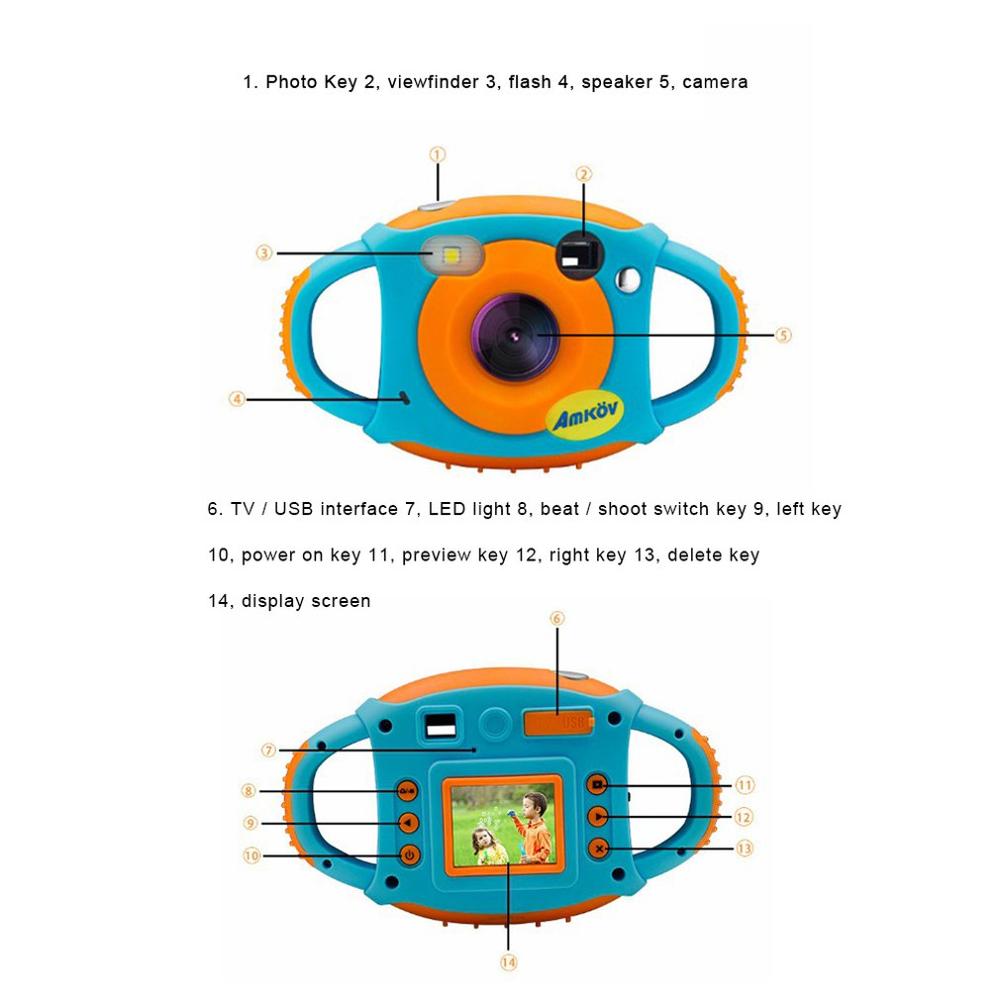 Kids Camera Digital Video Camera Mini Rechargeable... – Grandado
