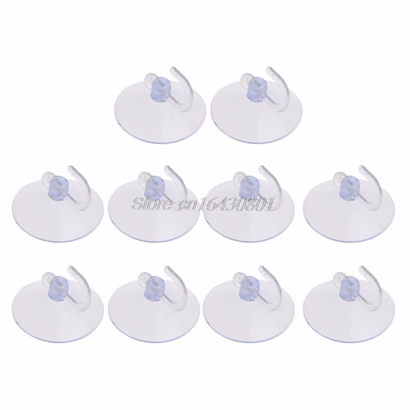 10 Stuks Glazen Raam Muur Sterke Zuignap Haken Han... – Vicedeal