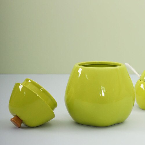 Pear-shaped kitchen ceramic large-capacity storage... – Grandado