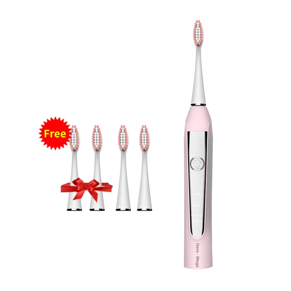 HERE-MEGA Electric Sonic Toothbrush USB Rechargeab... – Vicedeal