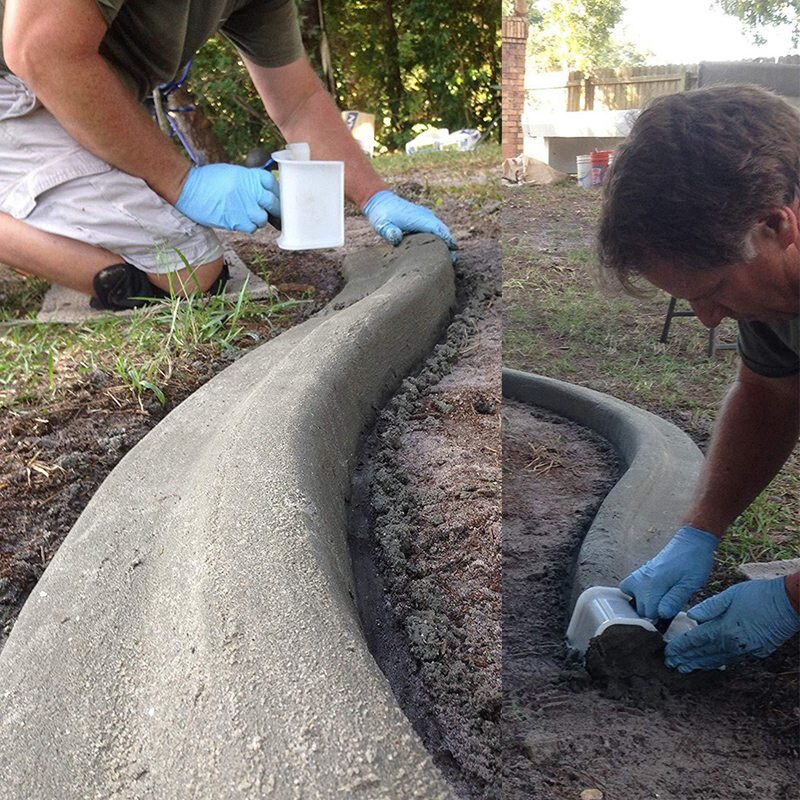 Garden DIY Modeling Plastic Soil Plaster Garden Co... – Grandado